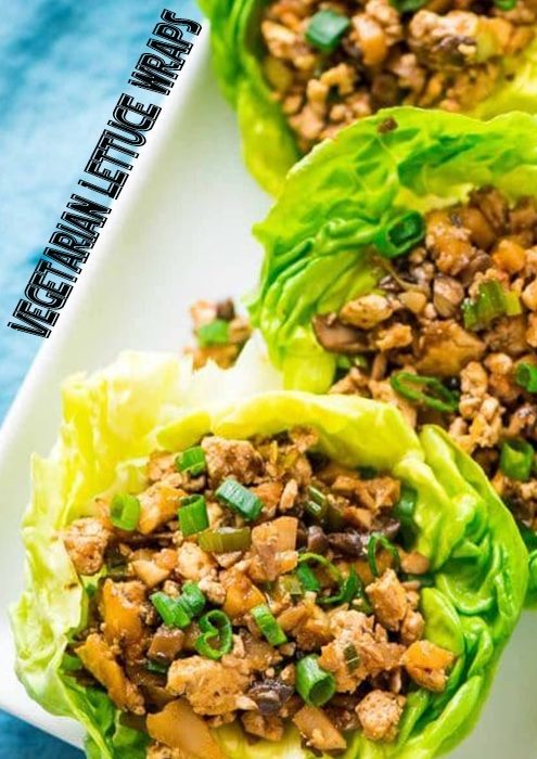 Vegetarian Lettuce Wraps - Food Menu